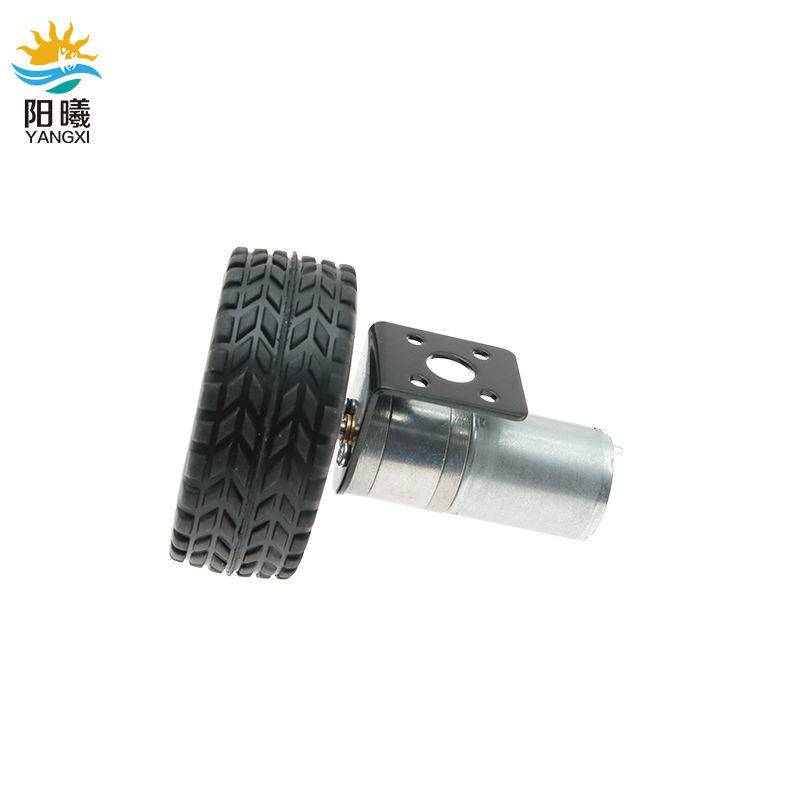 Bán = 370 DC Gear Motor Set Robot Smart Car Kit Gear Motor Wheel ...