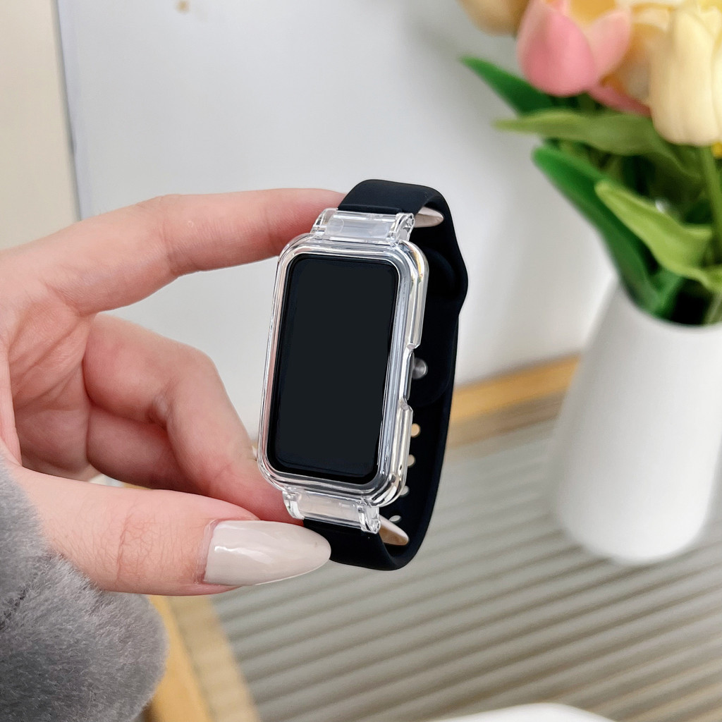 Dây đeo Silicon Có Vỏ Cho Huawei Band 9 8 7 6 6pro Dây đeo đồng