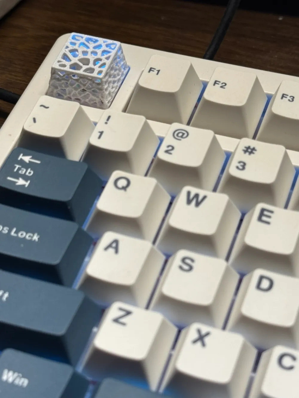 [Meow.Sensei] Keycap in 3D Minecraft Ore Hollow Game Key Translucent ...