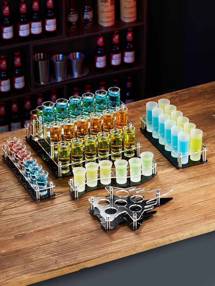 Bullet Cup Shot Cup Set B52 Cup Bullet Cup Holder Bar Tequila Frosted ...