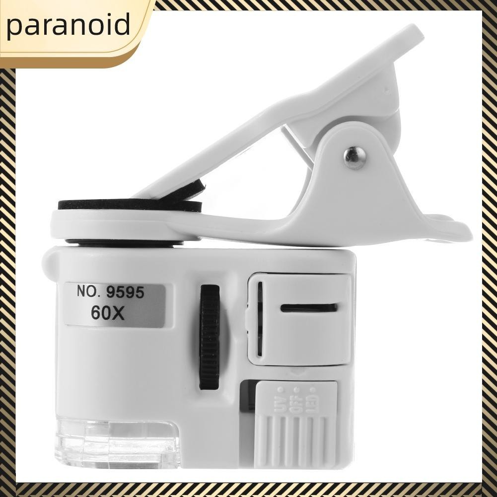 Kính hiển vi điện thoại PARANOID Universal 60X Zoom Micro Camera Clip ...