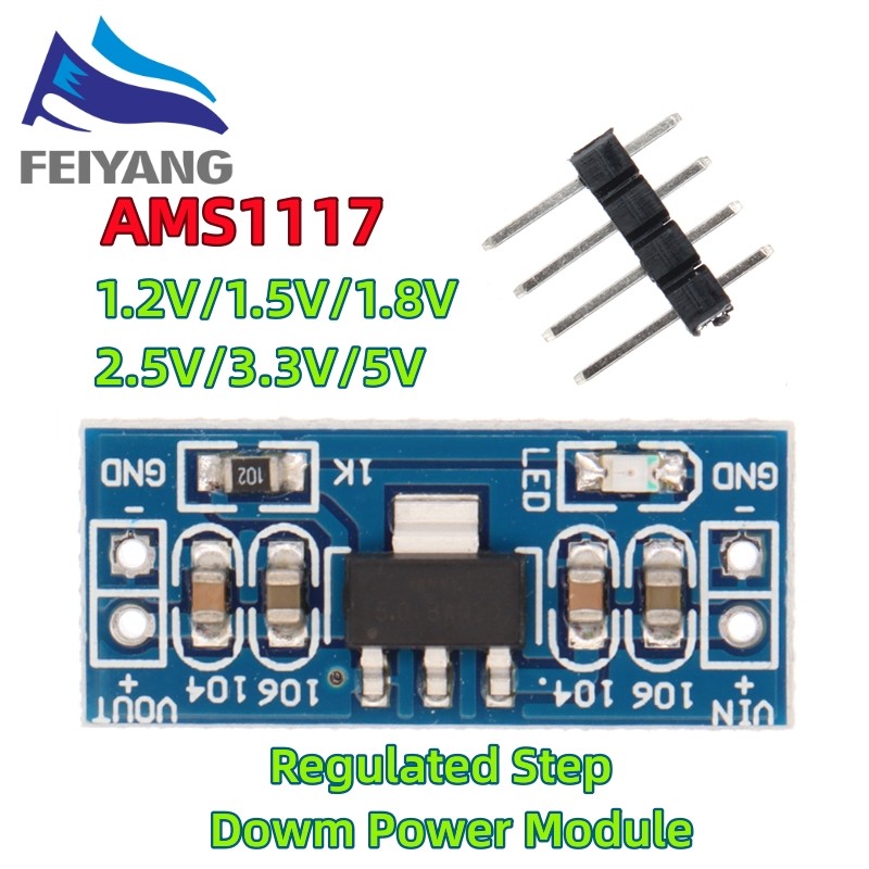Ams1117 1.2V 1.5V 1.8V 2.5V 3.3V 5V Mô-đun cấp nguồn AMS1117-5.0V Mô-đun nguồn AMS1117-3.3V Cho ...