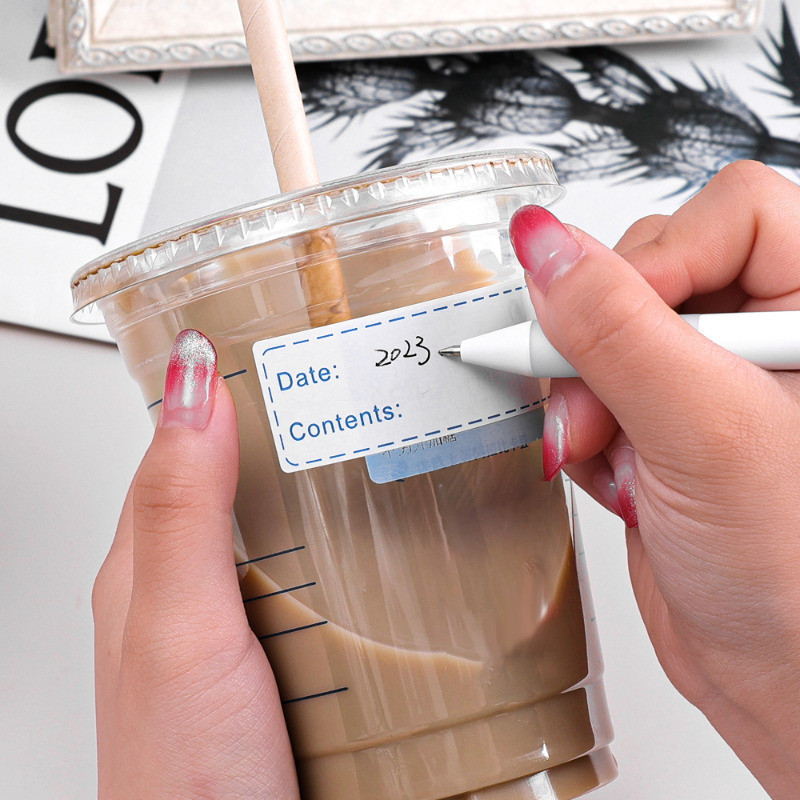 800 Miếng Dán Giấy Kraft Trống - Để Đánh Dấu Văn Phòng Tại Nhà - Nhãn ...