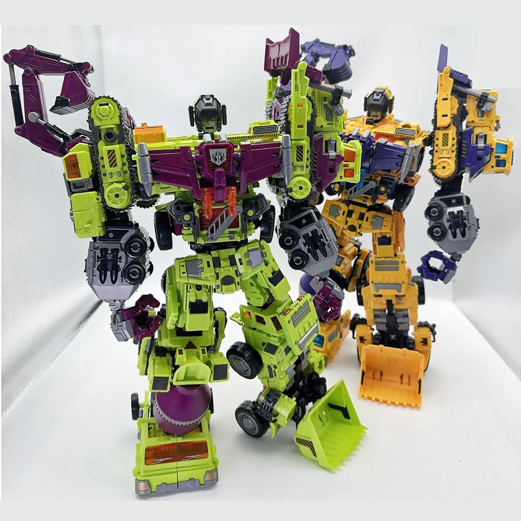 6 IN 1 NBK 42CM Devastator Toy Transformation KO Robot Car combination ...