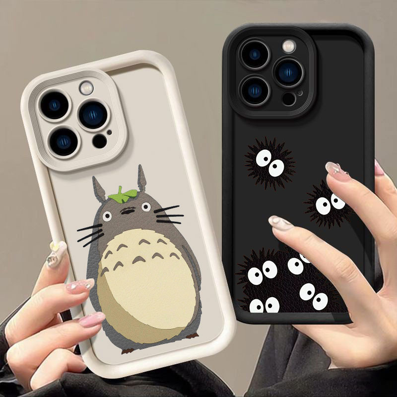 Ốp điện thoại hoạt hình Anime Spirited Away Totoro cho iphone 16 15 11 ...