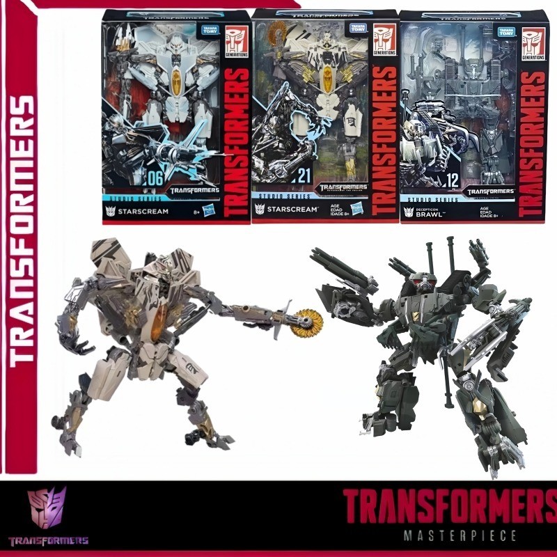 TAKARA TOMY Transformers Studio Series SS12 Brawl SS21 SS06 Starscream ...