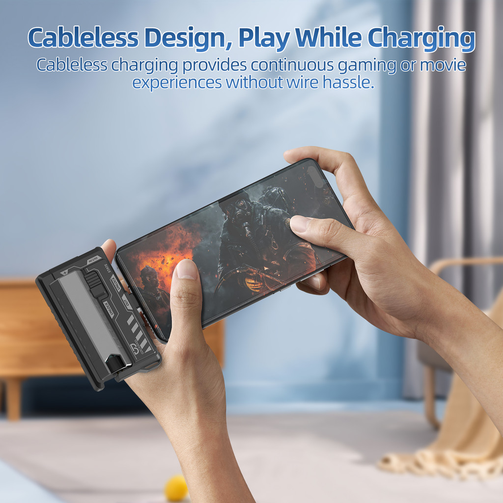 GOOJODOQ 22.5w 10000Mah Sạc dự phòng di động Hai pin Mecha Style Nhẹ Typc-C / Lighiting Giao ...