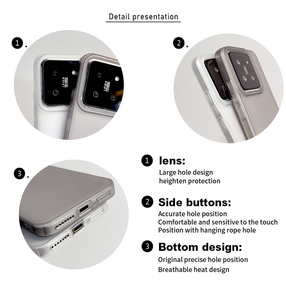 Ốp Điện Thoại Mờ Mờ Đơn Giản Cho Redmi K70 K50 Ultra K60 E K50 K40pro Note 10 Note13 12 Pro 10 ...