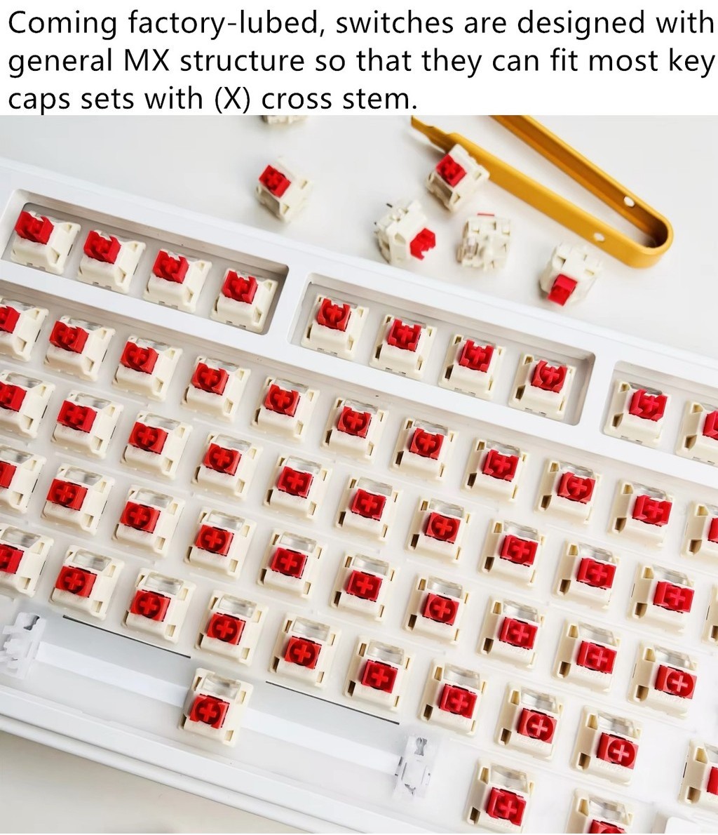 Honey Bean Linear Switch Silent Linear Spindle Factory Run Customized ...