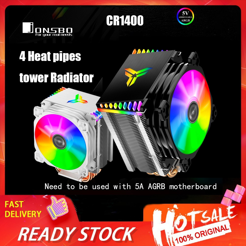 [Dán nhiệt miễn phí] Jonsbo CR1400 PWM 4Pin 12V PC ARGB Quạt làm mát 4 ...