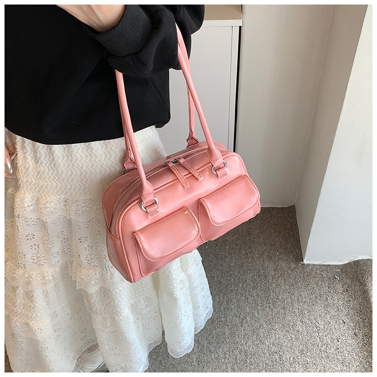 Túi xách nữ ROSASO đỏ đeo vai, giỏ kẹp nách đen lớn to mẫu mới 2025 ...