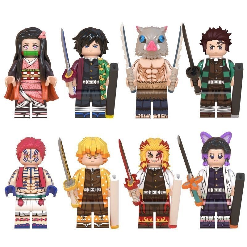 【4197Mua Lại】Demon Slayer Tương thích với Minifigures LEGO Tanjiro ...