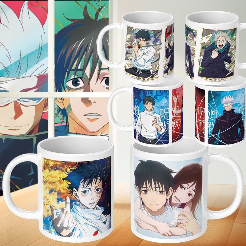 Mc Mug Jujutsu Kaisen Geto Suguru Satoru Gojo Zenin Maki Spell Back to ...