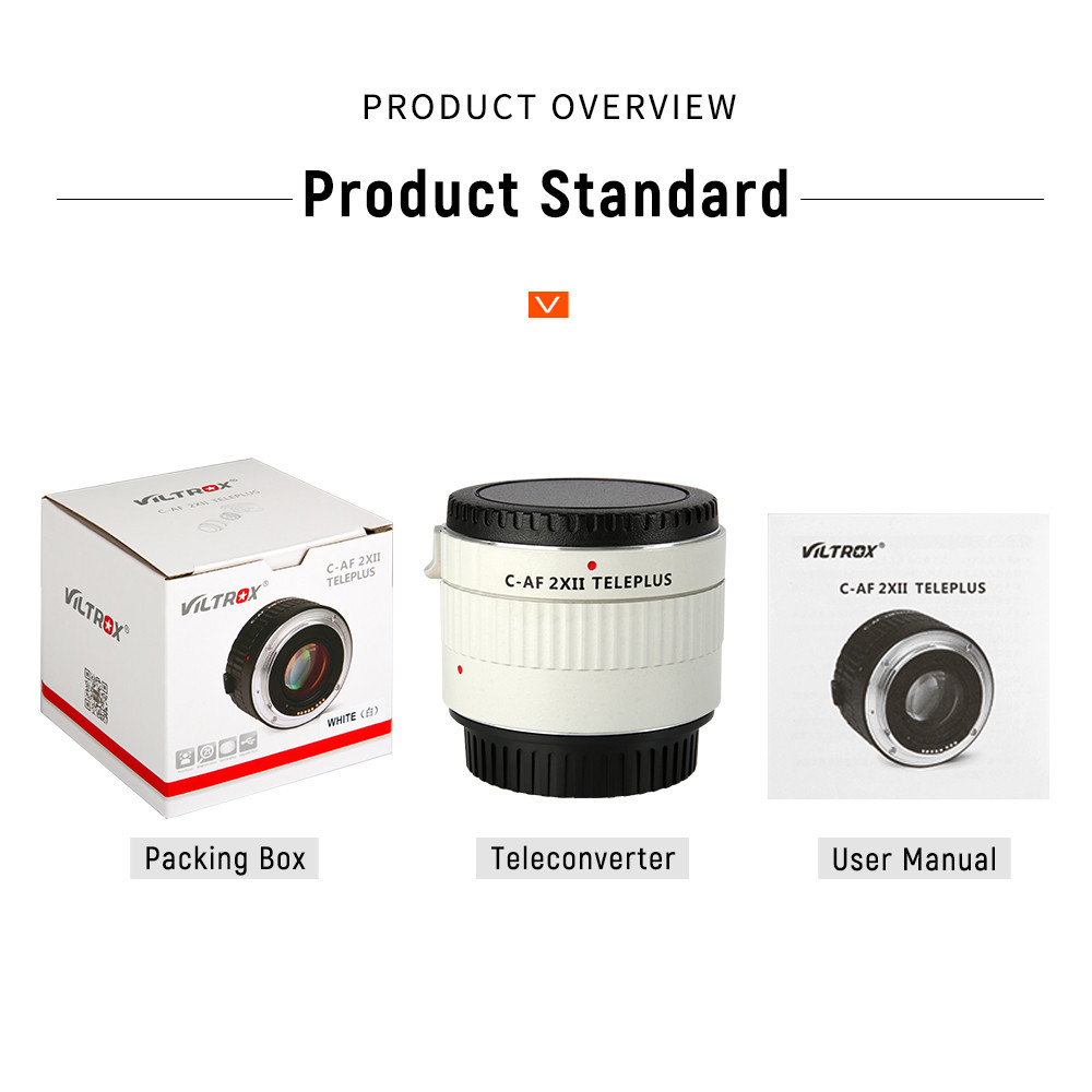 Viltrox C-AF 2XII Teleconverter Extender Auto Focus Mount lens 2.0X Extender Telephoto Converter ...