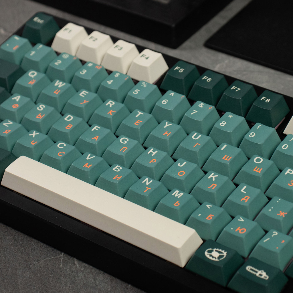 Gmk Silent Forest Keycaps Xanh Độ dày 1.7mm PBT cherry Profile Keycaps ...