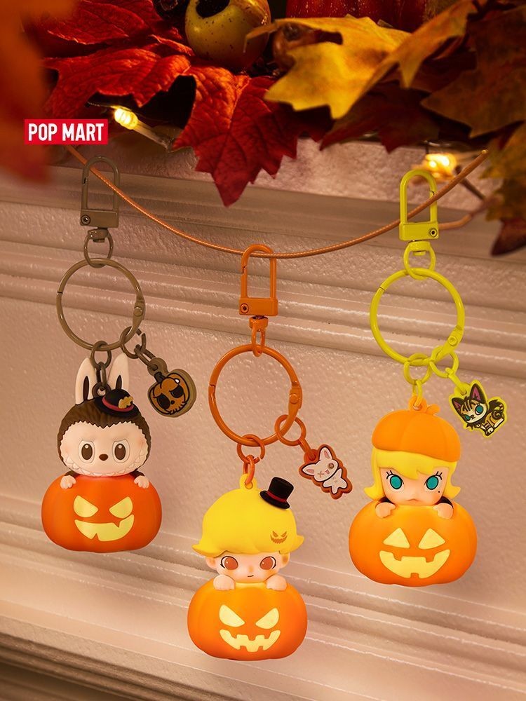 Popmart POPMART Quái Vật Carnival LABU Bí Ngô Dạ Quang Mặt Dây Chuyền ...