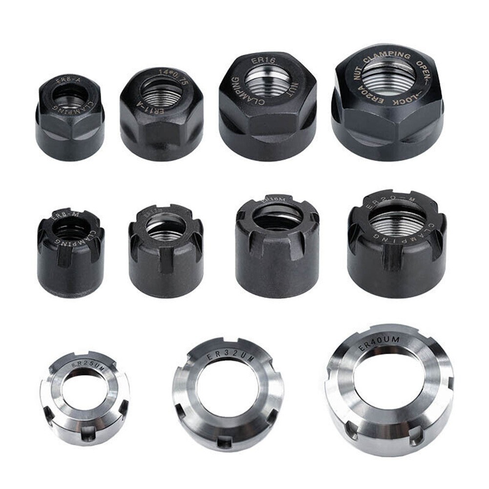 ER8-ER40 A/M/UM Collet cho máy tiện CNC và router, giá đỡ bit | Shopee ...