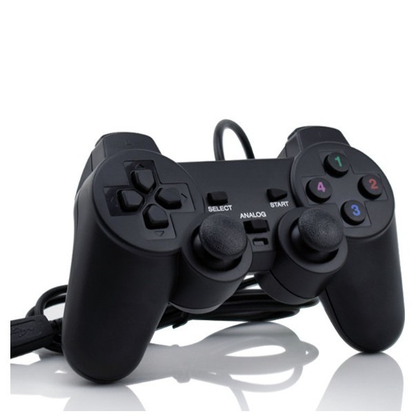 Tay cầm chơi game rung Dual Shock 2 USB PC | Shopee Việt Nam