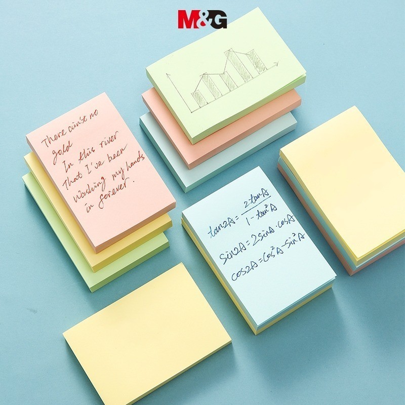 M&G 600 Tờ Giấy Note Nhiều Màu, Giấy Nhớ, Giấy Ghi Chú Có Keo, Giấy Dán ...
