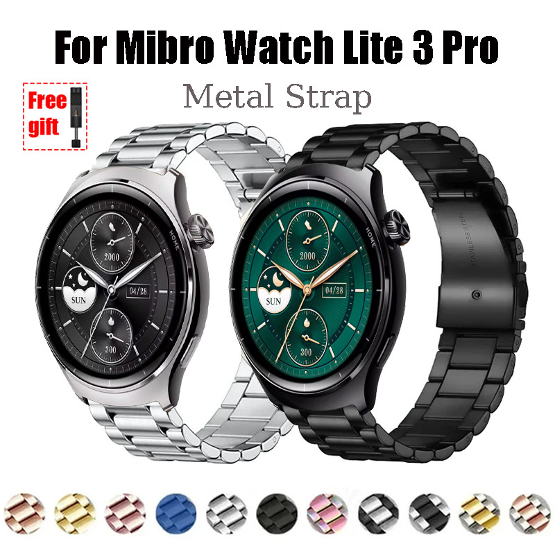 Dây đeo bằng thép không gỉ choMibro Watch Lite3 Pro Sport Đồng hồ thông minh Dây đeo kim loại ...