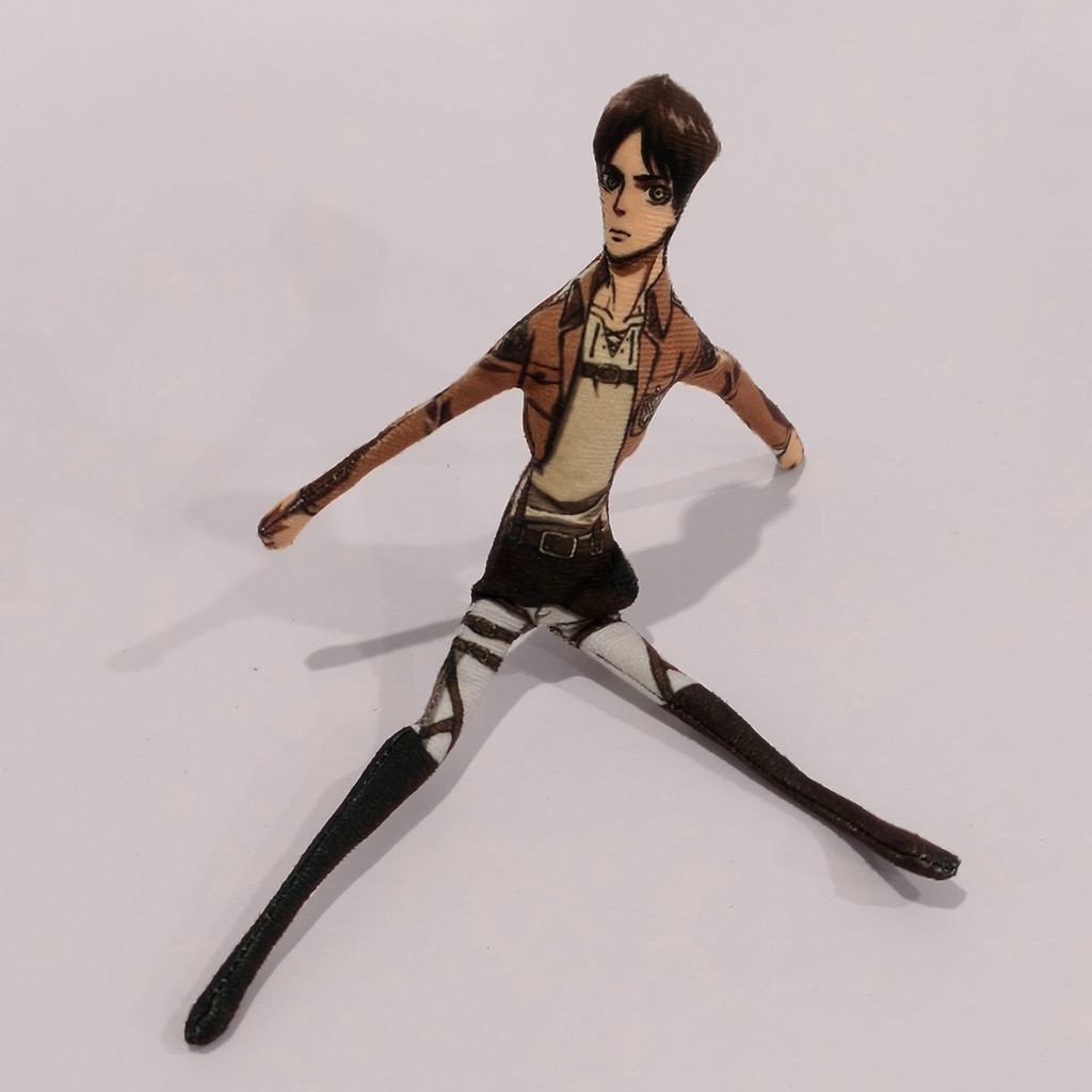 👉🔥Attack on Titan🔥👈Eren Yeager action doll anime Búp Bê Khung Thép Pose ...