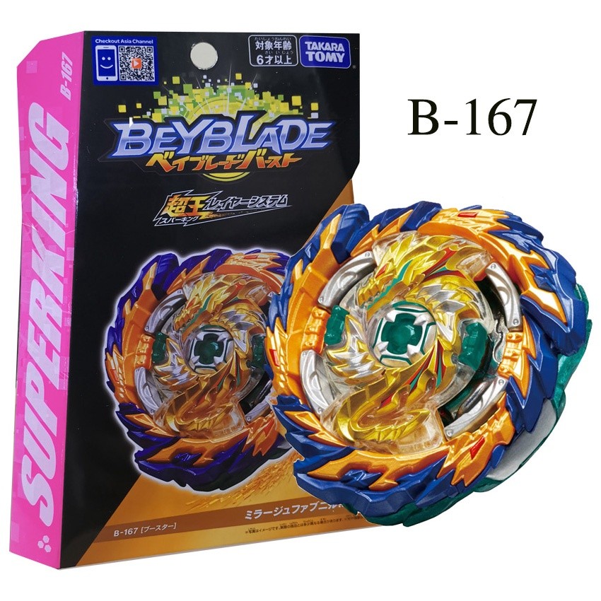 Takara TOMY Beyblade Burst B-167 Booster B167 Super King Mirage Fafnir Nt 2S Spinning Top Đồng ...