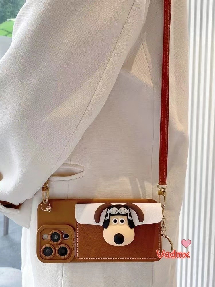 Ốp Điện Thoại Ví Chó Gromit Hoạt Hình Cho Vivo X100S Y28S IQOO Z9 Turbo ...