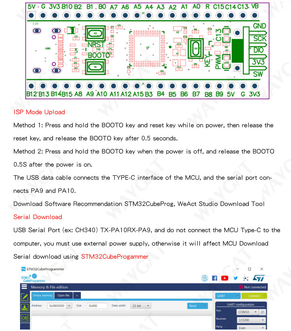 Stm32f401rct6 Bảng phát triển hệ thống tối thiểu STM32 Bảng học lõi ARM ...