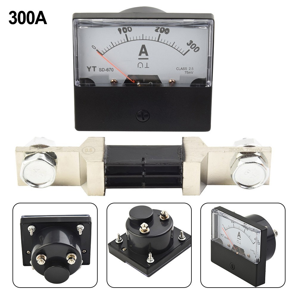 Đồng hồ đo Ampe Analog DH-670 Ampe kế DC 0-200A / 300A / 75mV và Ampe ...