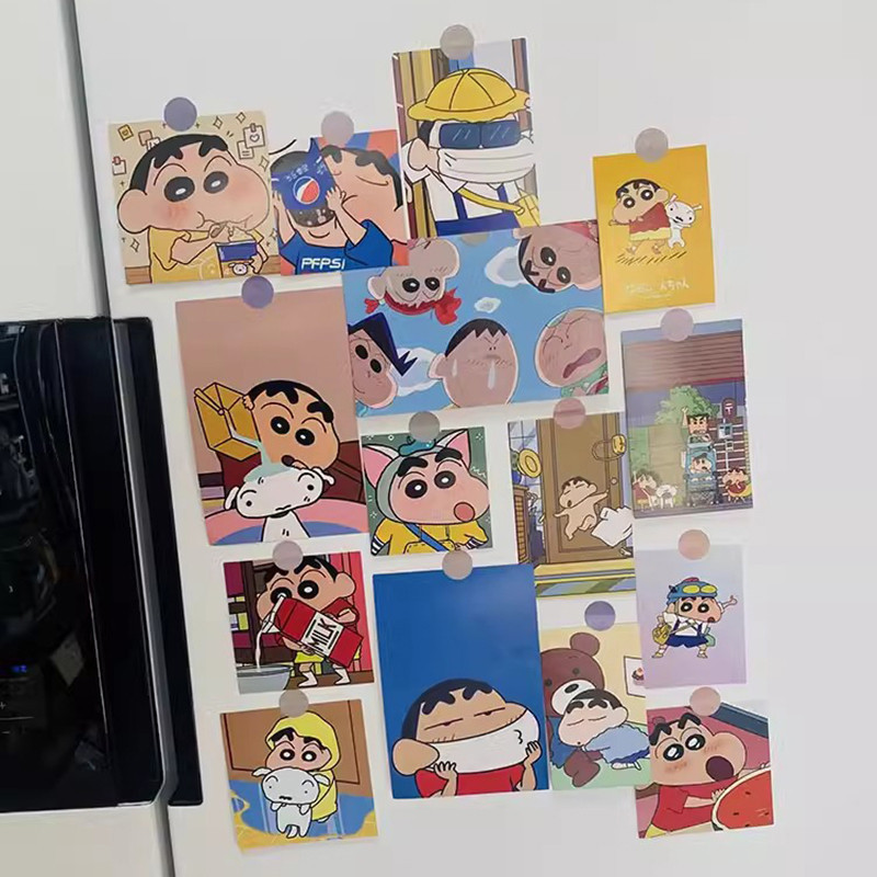 1 Cái / 15 Cái / bộ Ins Crayon Shin-Chan Dán Hoạt Hình Crayons Series ...