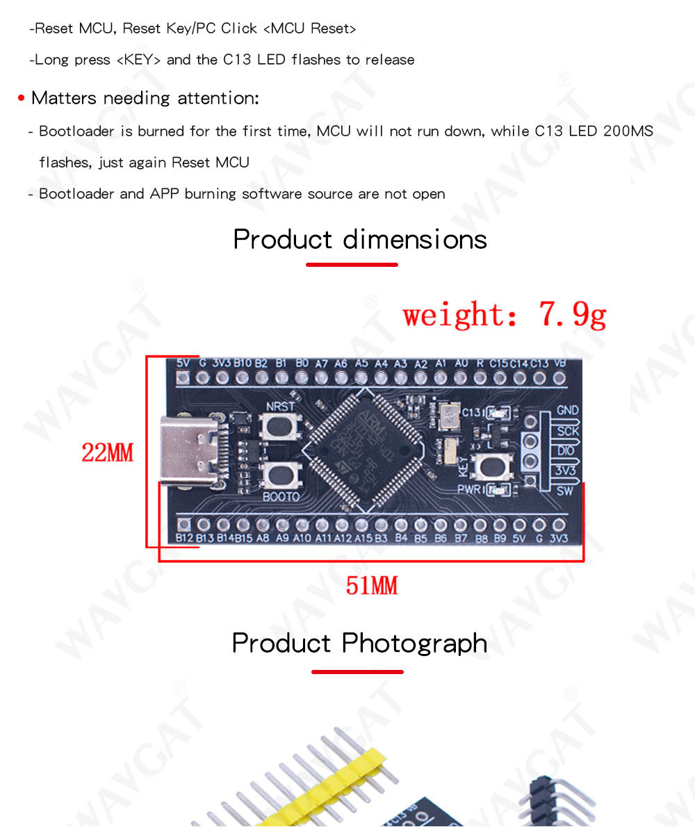 Stm32f401rct6 Bảng phát triển hệ thống tối thiểu STM32 Bảng học lõi ARM ...