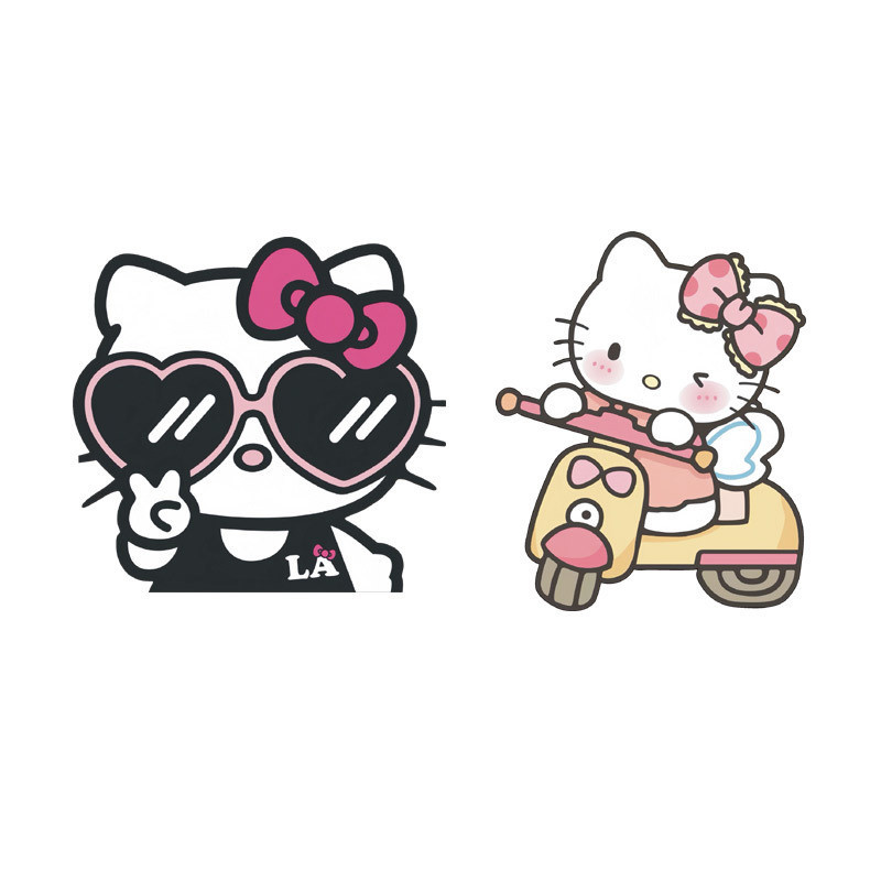 Kt Hello Kitty Xe Điện Xe Máy Xe Máy Miếng Dán Xe Ô Tô Chống Thấm Nước Ốp Lưng Miếng Dán Đề Can ...