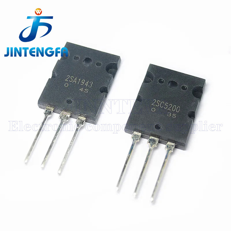 5 Chiếc 2SA1943 2SC5200 TTC5200 TTA1943 NPN PNP 230V 15A TO-3PL Công Suất Âm Thanh Triode Bộ ...