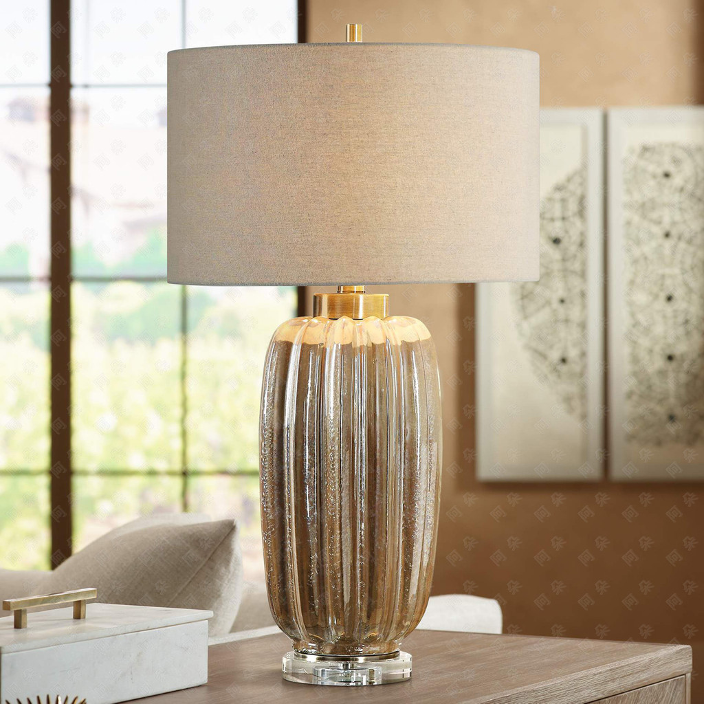 American classical umkin ceramic table lam, hotel model room bedroom ...