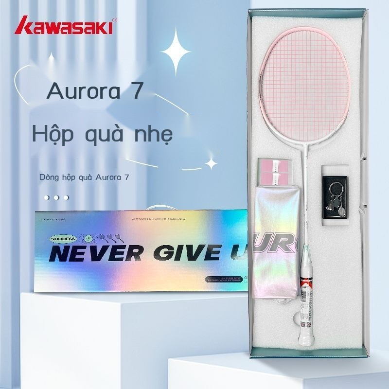 [SALE SỐC] Vợt Cầu Lông Kawasaki Aurora 7 Đèn Tặng Phiên Bản Tấn Công Chuyên Nghiệp 5U Siêu Nhẹ ...
