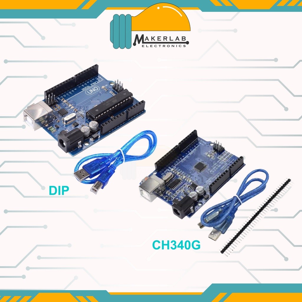 Bo mạch UNO R3 tương thích với Arduino Development ATmega328P CH340 ...