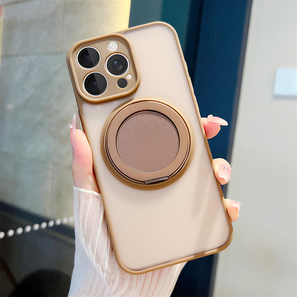 Ốp điện thoại từ tính khung 360 mờ cho iPhone 16 11 12 13 14 15 pro max ...