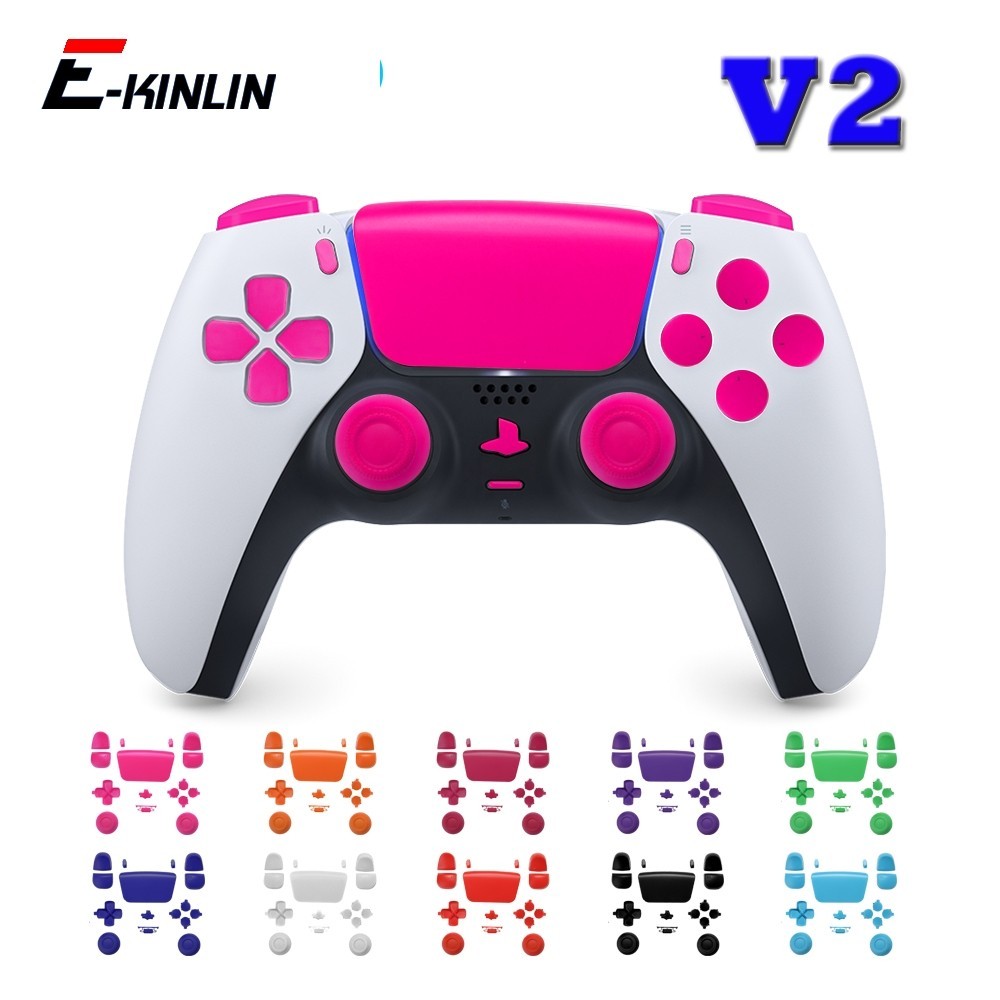 V2.0 Cross D-pad Chức năng định hướng Nút chìa khóa L1 R1 L2 R2 Touchpad Joystick Grip Cover cho ...