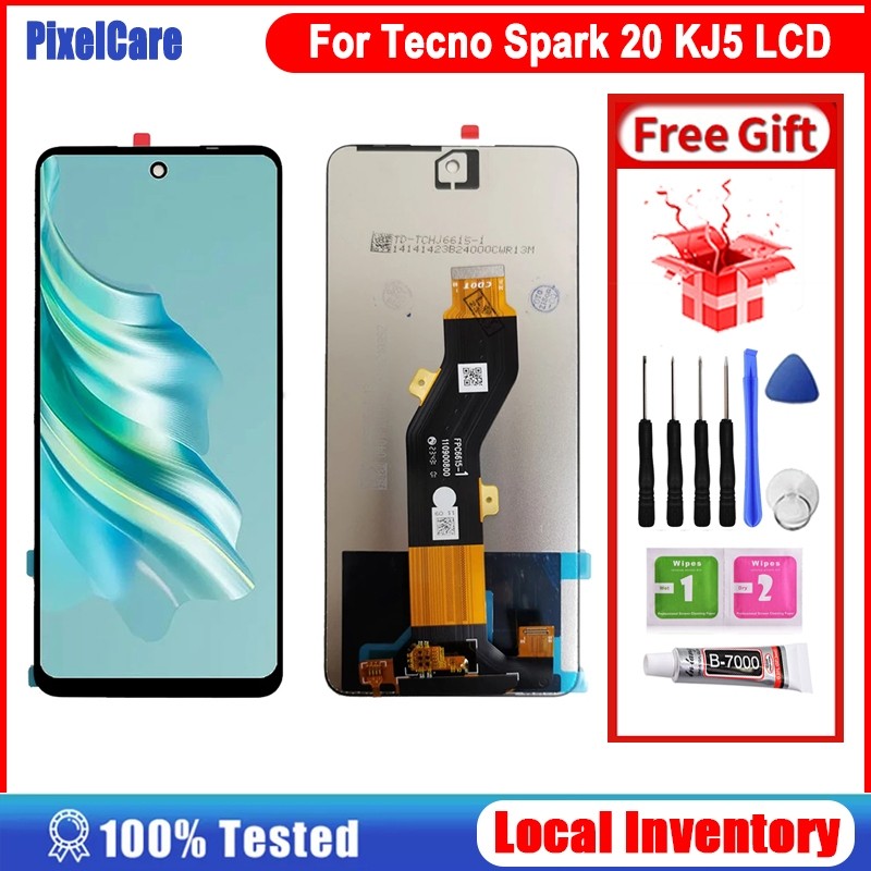 Màn Hình LCD Chính Hãng Cho Tecno Spark 20 KJ5 Màn Hình Hiển Thị LCD Bộ Số Hóa Cảm Ứng Thay Thế ...