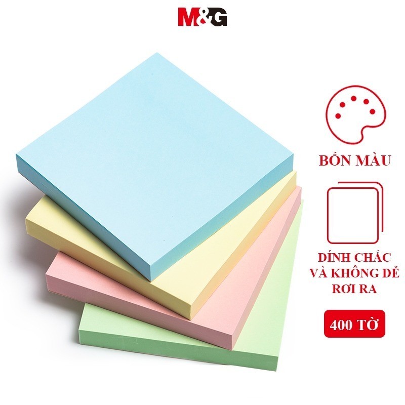 M&G 600 Tờ Giấy Note Nhiều Màu, Giấy Nhớ, Giấy Ghi Chú Có Keo, Giấy Dán ...