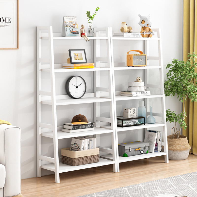 Simple combination bookcase creative corner bookshelf bedroom floor ...
