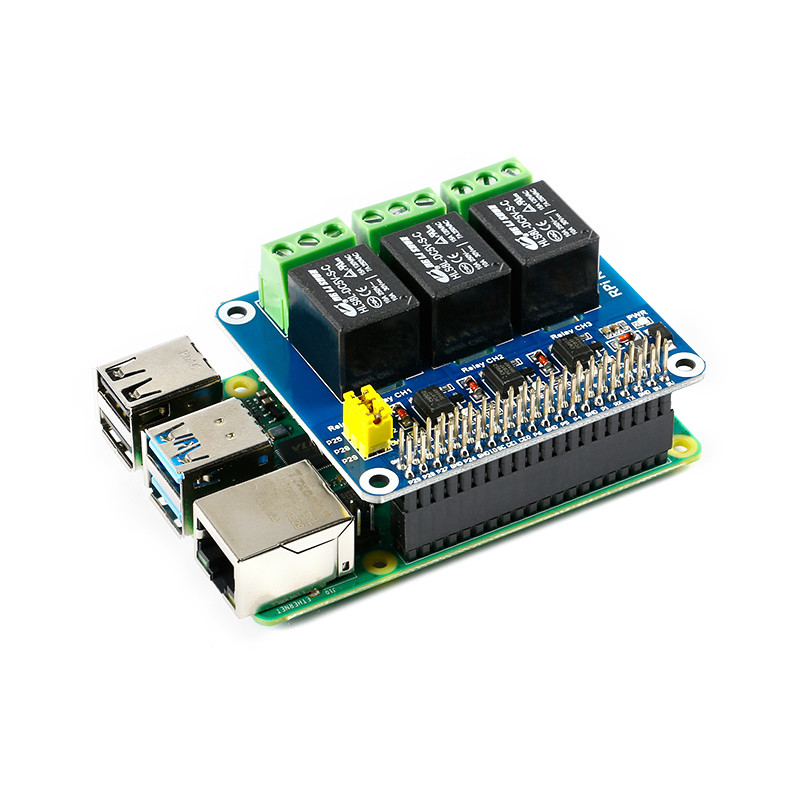 Raspberry Pi 3 Thế Hệ Power Relay Module Hỗ Trợ Rpi B+4B Extension Board Smart Home | Shopee ...