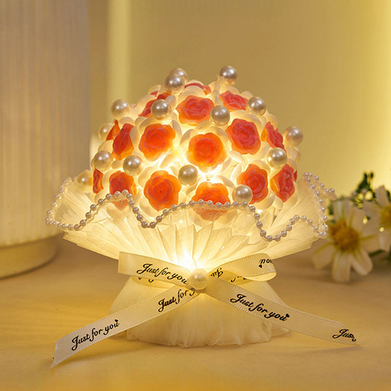 Magnolia Night Light DIY Bó Chất Liệu Gói Handmade Hoa Ảnh Đạo Cụ Quà ...