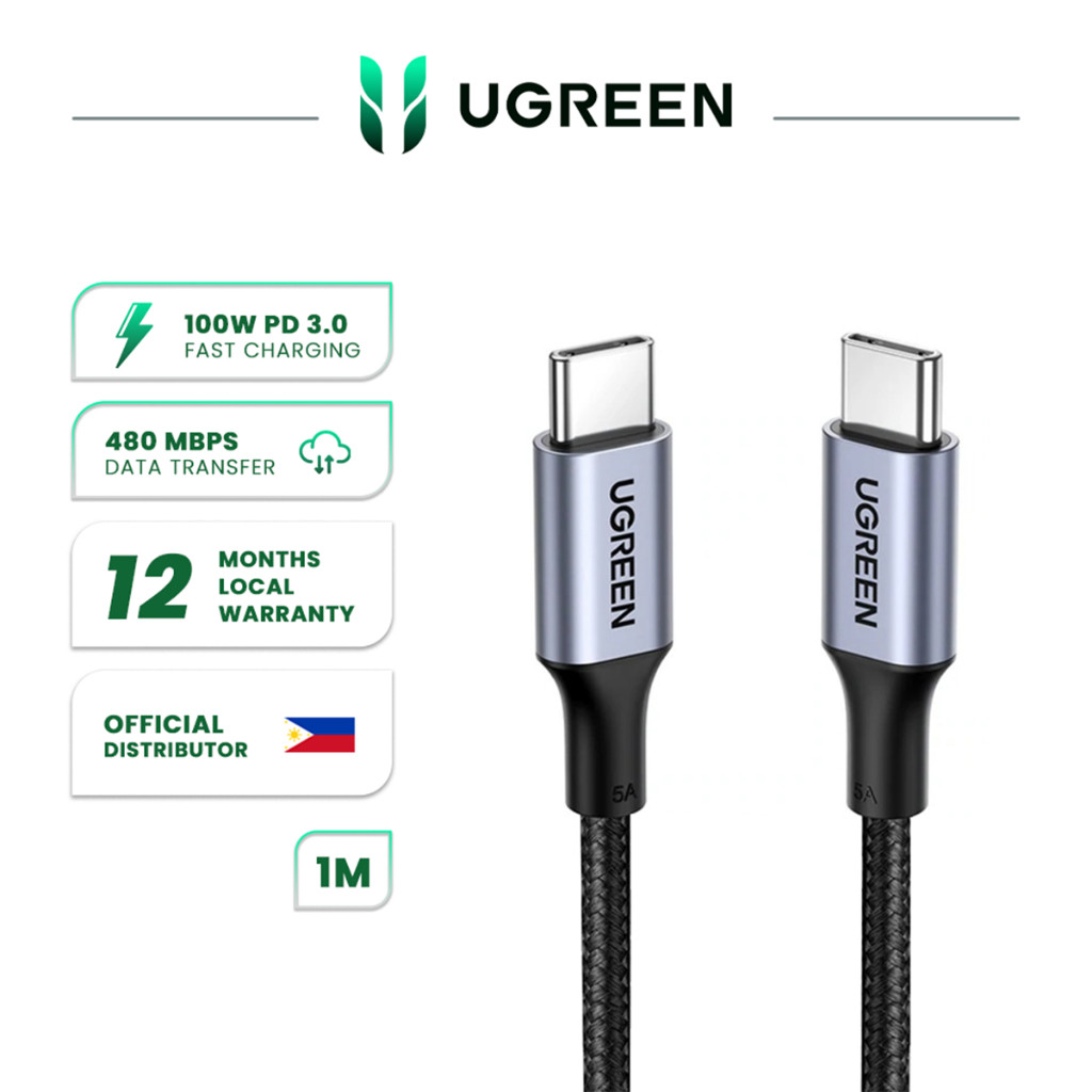 Cáp sạc nhanh UGREEN USB Type c sang USB-c PD 100w - PH | Shopee Việt Nam