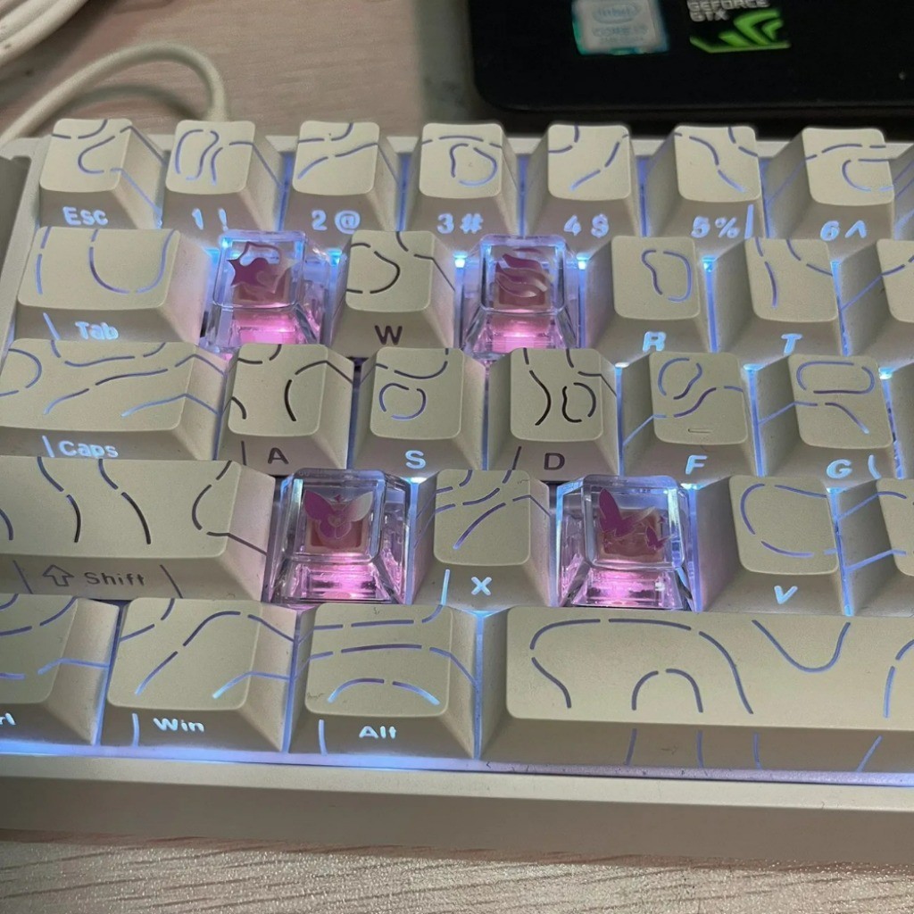 Valorant Keycaps Cherry Profile R4 R1 4 Phím PC Mờ Chơi Game Keycaps ...