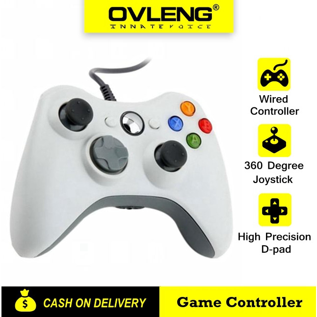 Bộ điều khiển chơi game có dây Xbox 360 cho Xbox 360 và Pc | Shopee ...