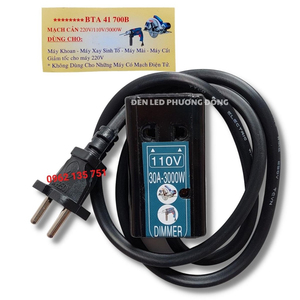 {BY8 Electronics} Mạch cản điện 220v sang 110v có dây - biến thế - biến ...