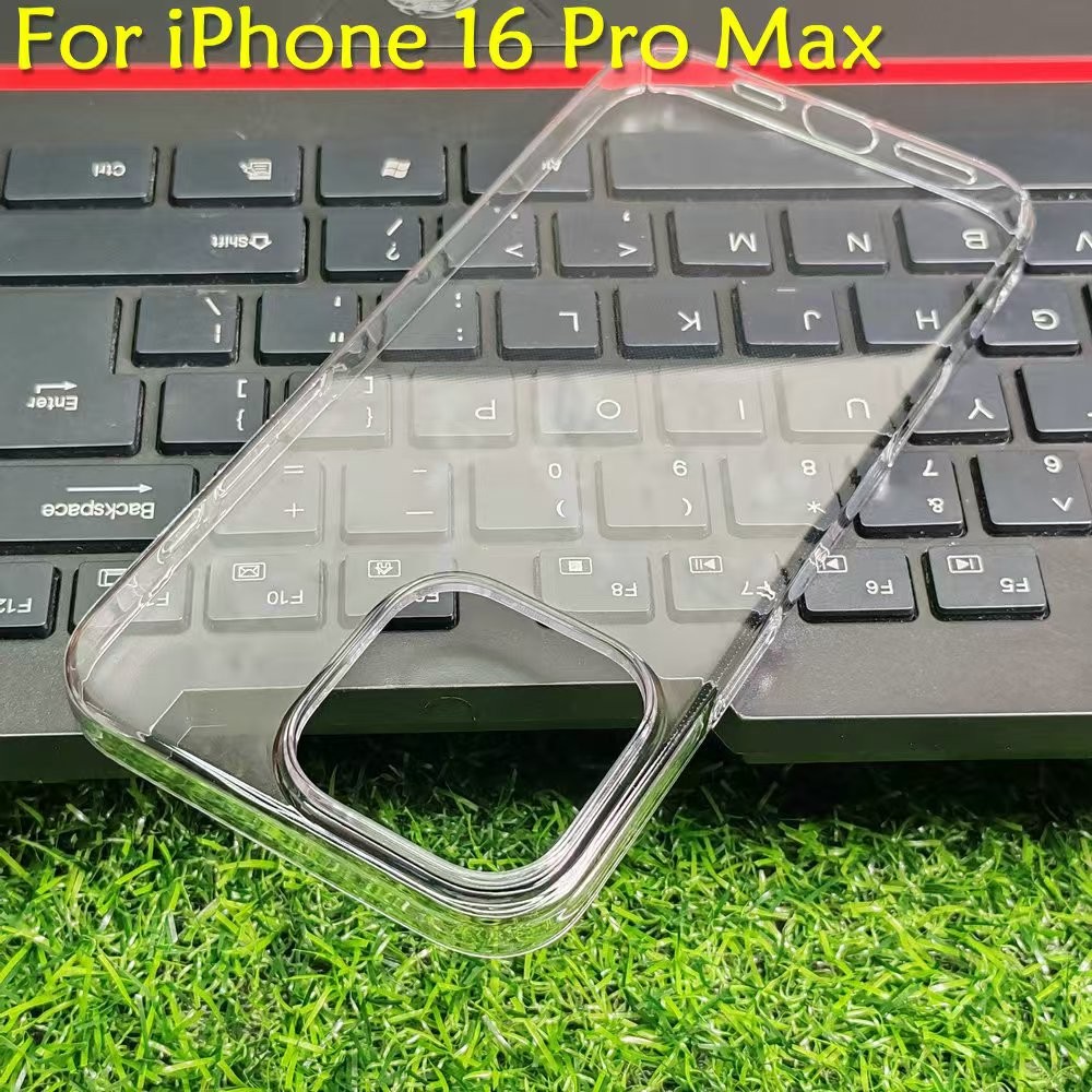 Dành Cho Iphone 16 Pro Max Plus Ốp điện thoại Crystal Hard PC Clear ...