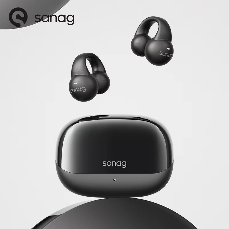 Tai nghe kẹp tai Bluetooth không dây Sanag S2S 360 ° Tai nghe không dây âm thanh toàn cảnhTWS ...