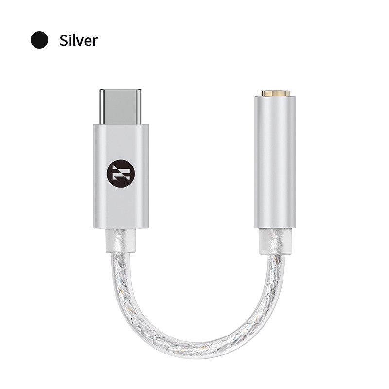 Jcally JM12 Loại C USB C sang 3.5mm DAC Chip KT02H20 Dongle DSD128 Bộ ...